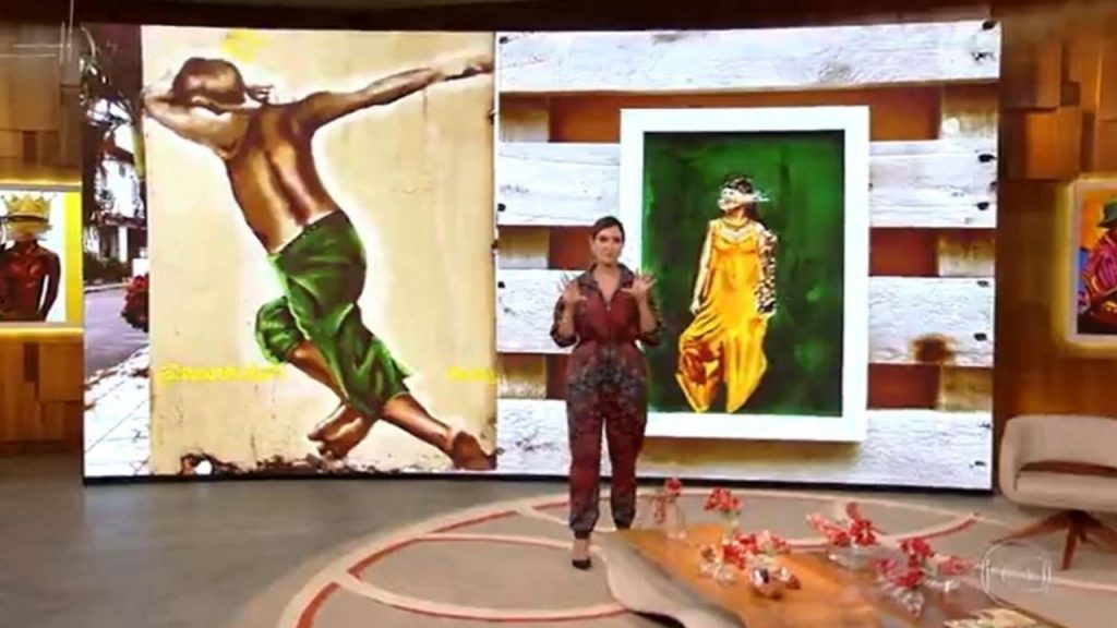 Murais da artista Chermie Ferreira são expostos no 'Encontro' e Fátima ...